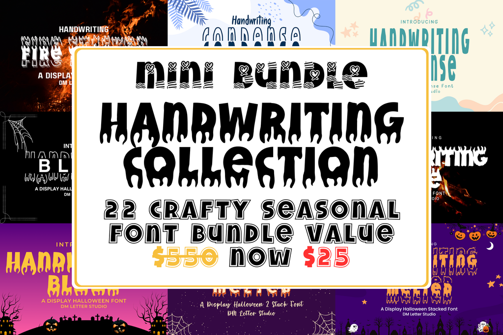 Mini Bundle: Handwriting Collection - So Fontsy