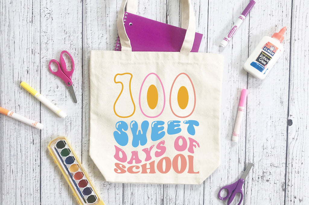 100 sweet days of school Svg Design - So Fontsy