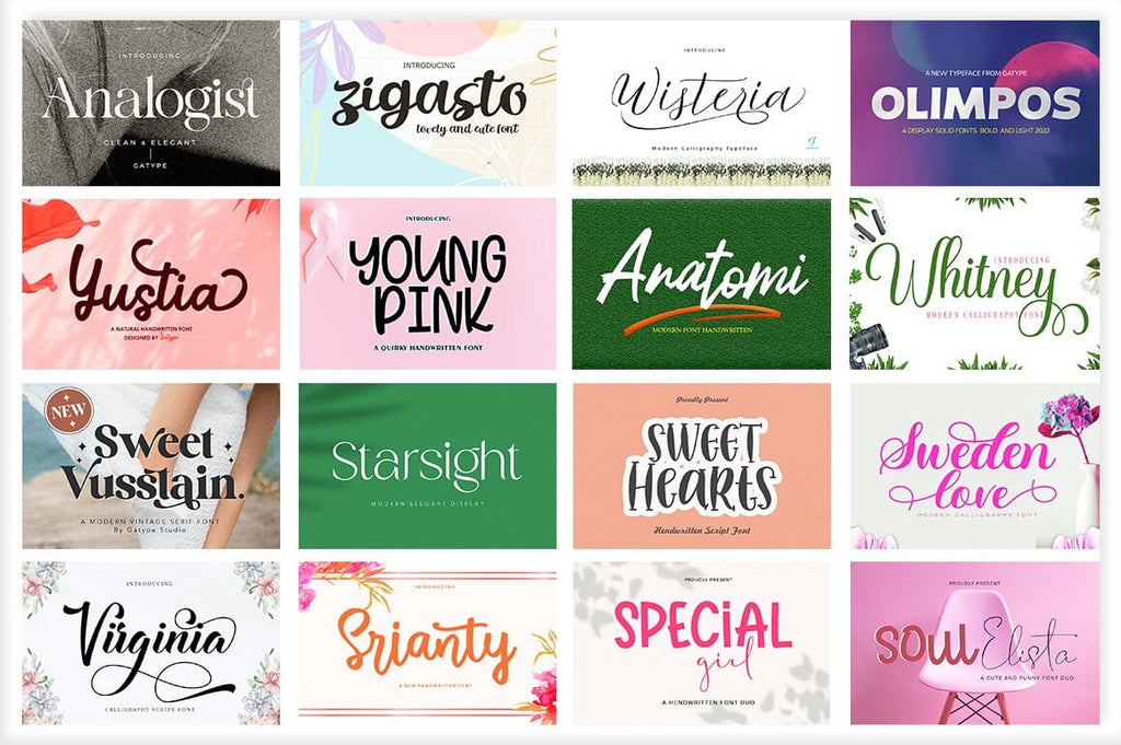 157 Font Bundles - So Fontsy