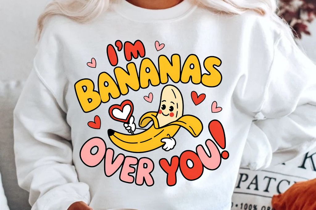 I'm bananas over you Sublimation Design - So Fontsy