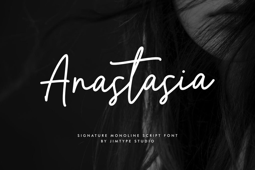 Anastasia Script Font - So Fontsy