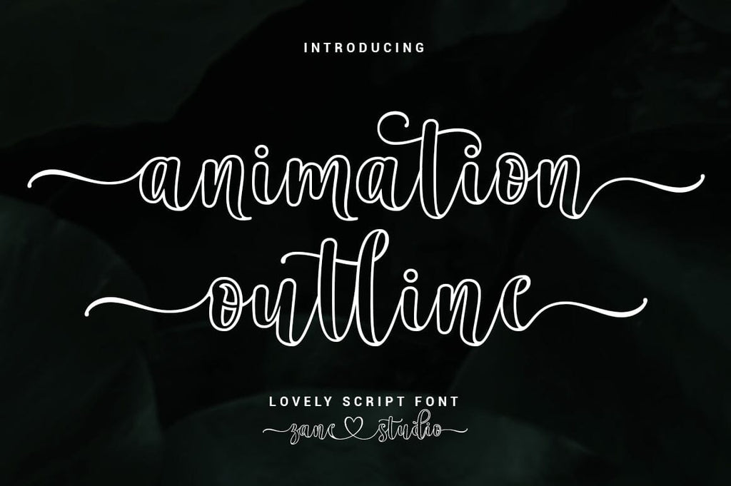 Animation Outline - So Fontsy
