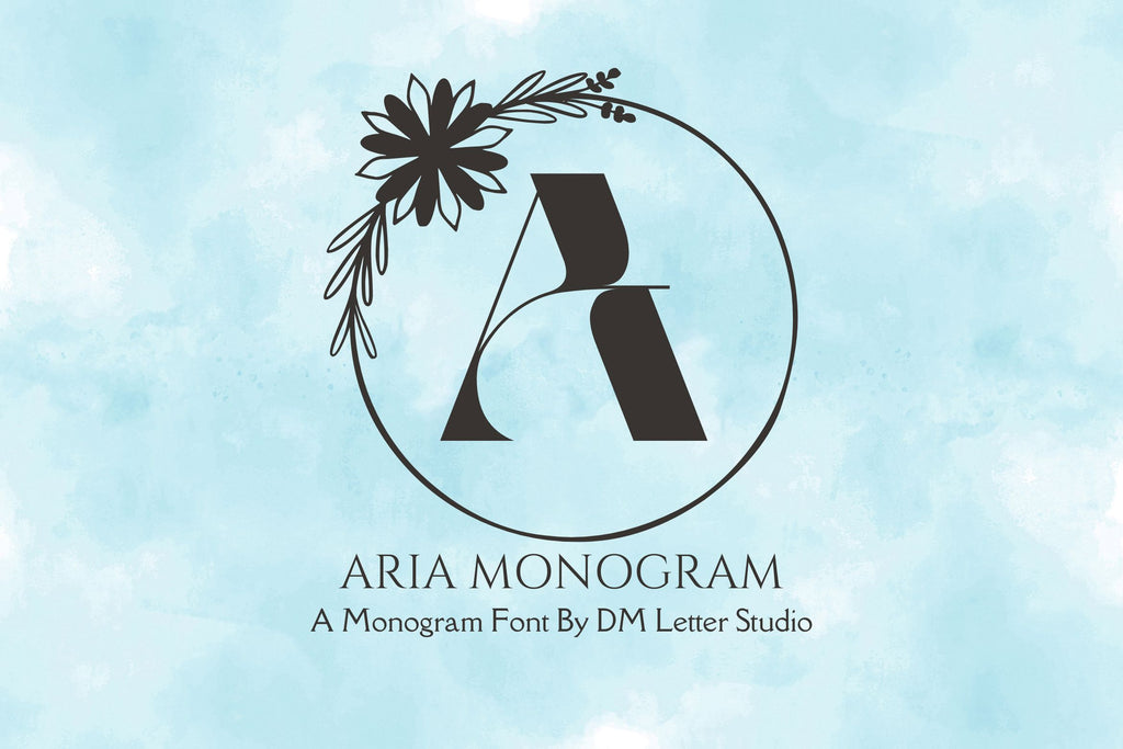 Aria Monogram - So Fontsy