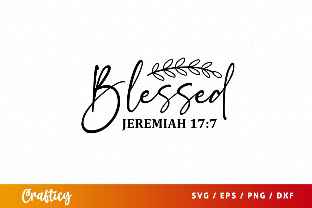 Blessed jeremiah 177 Svg Design - So Fontsy