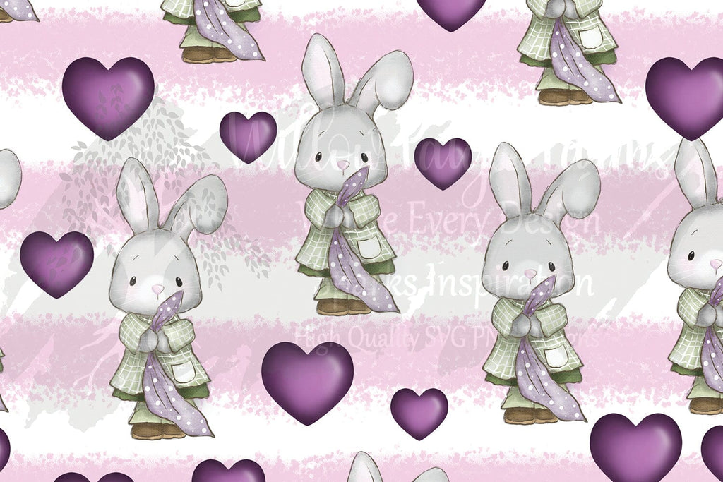 Bunny Digital Papers, Bunny drawing, Nursery, Scrapbooking, Easter, se ...