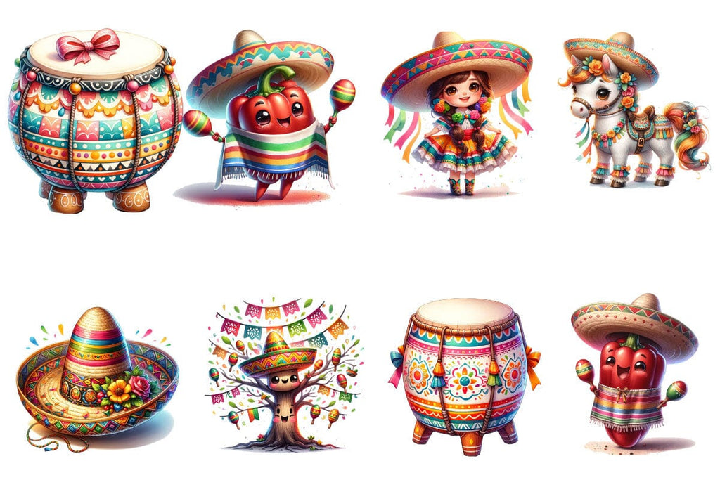 Cinco De Mayo Clipart ,Illustrator Clipart,Quotes and Sayings,Food ...