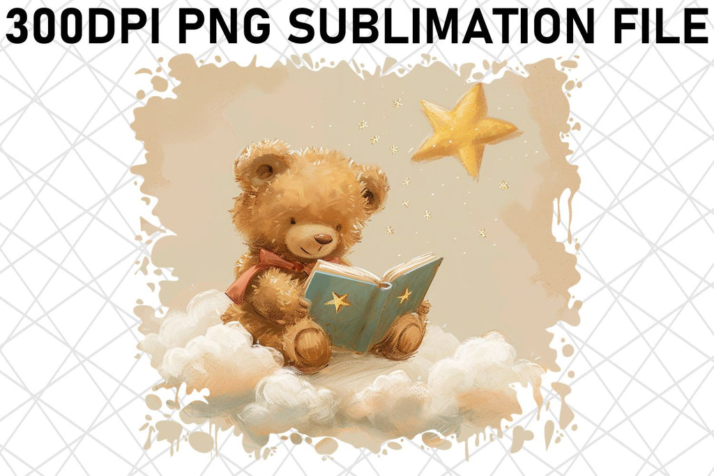 Cozy Teddy Bear Watercolor Illustrations Pack for Crafting Joy - So Fontsy