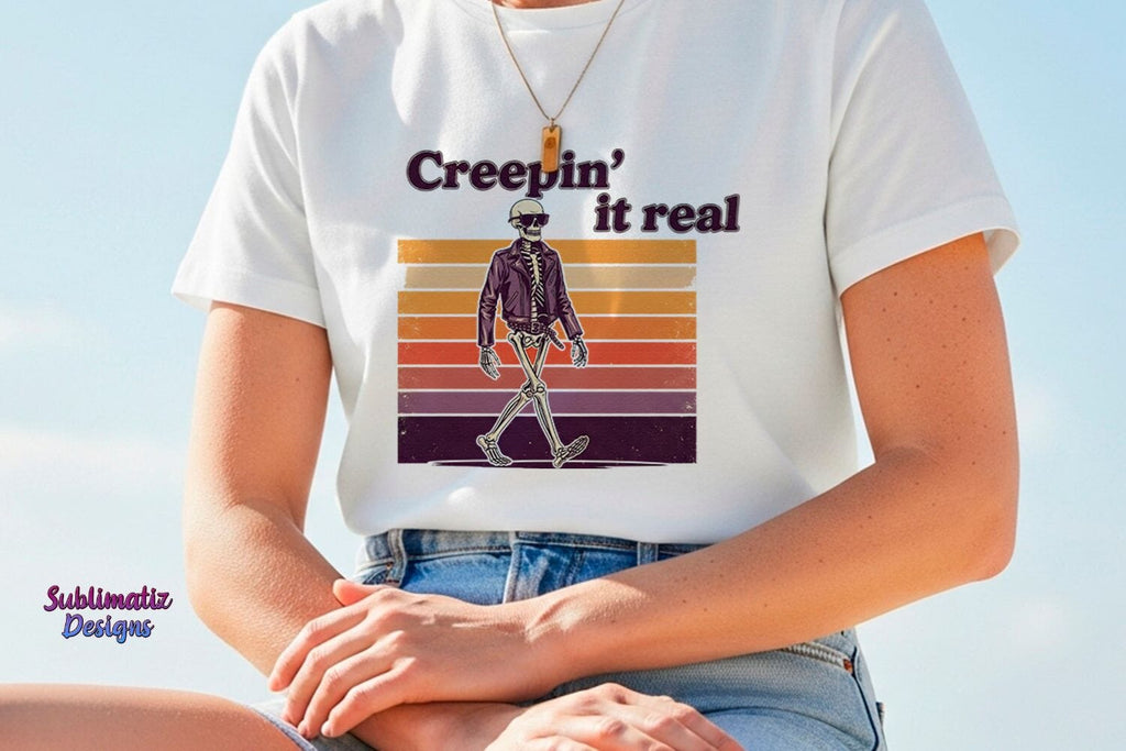 Creepin' it real PNG - Halloween PNG | Halloween design for sublimation ...