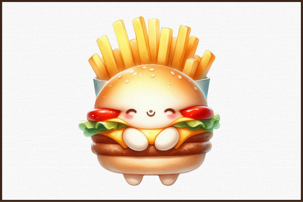 Cute Fast Food Clipart Collection - So Fontsy