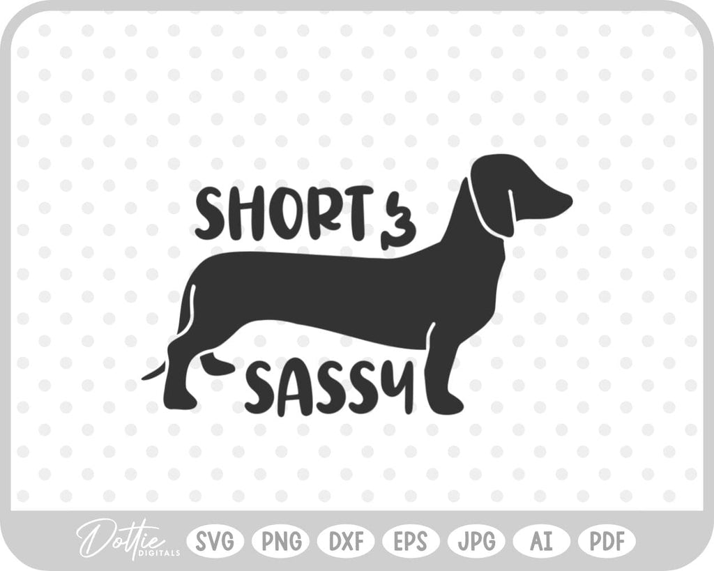 Christmas Dachshund Weiner Dog - So Fontsy