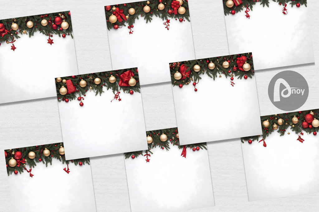 Digital Paper Christmas Background - So Fontsy