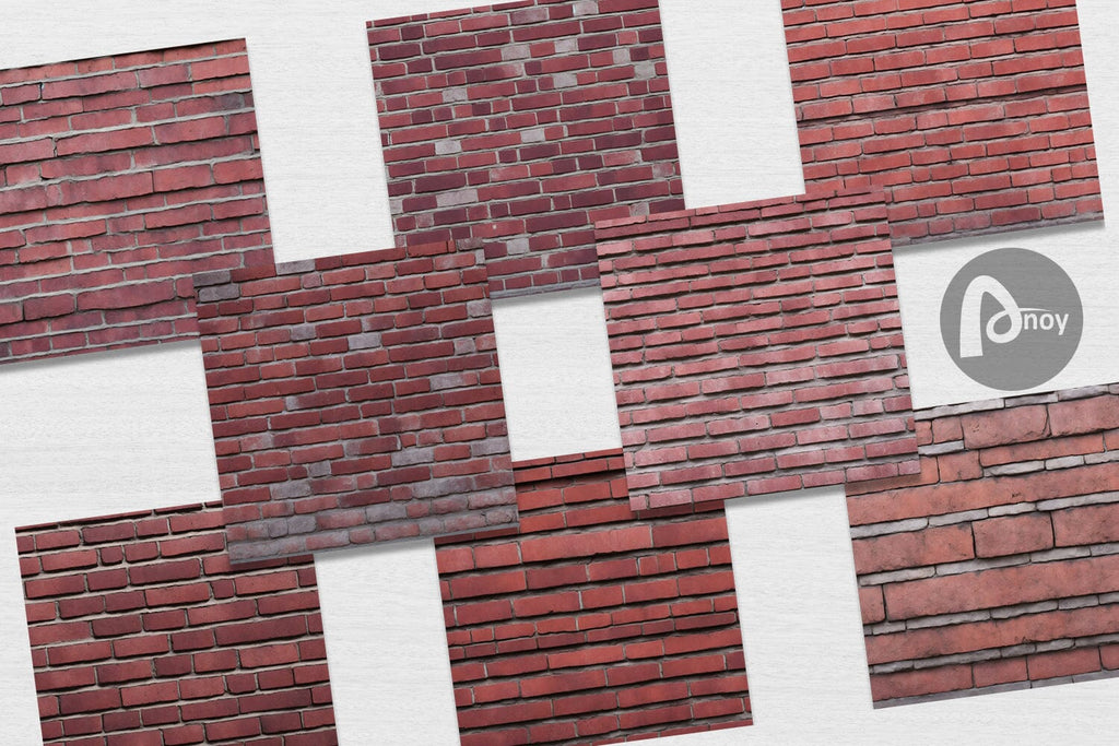 Digital Paper Realistic Brick Texture - So Fontsy
