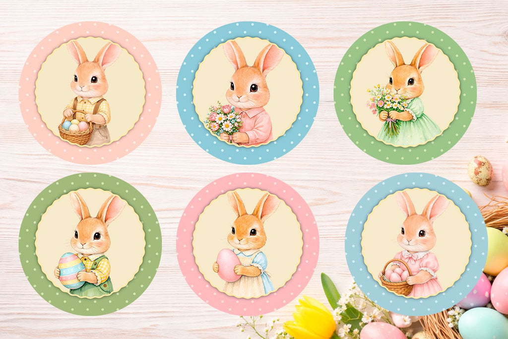 Easter Cupcake Topper Printable - So Fontsy