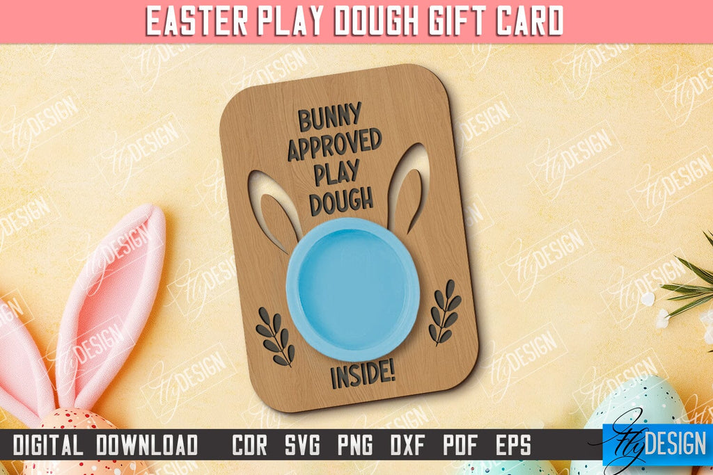 Easter Play Dough Gift Cards Bundle | Creative Play Dough Greeting Card ...