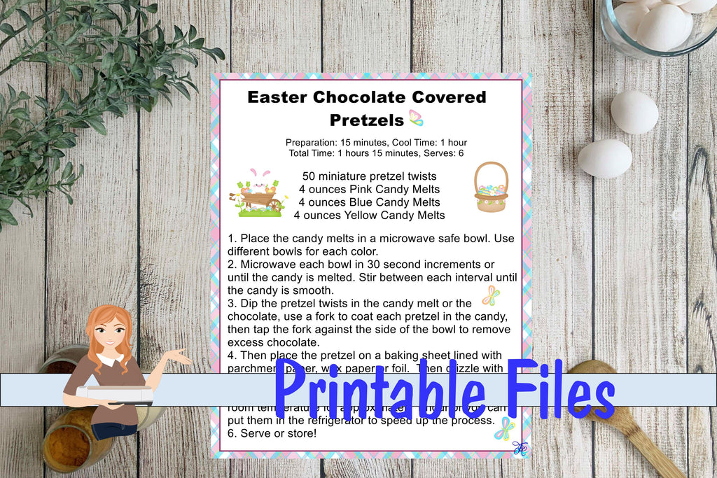Easter Recipe Cards - So Fontsy