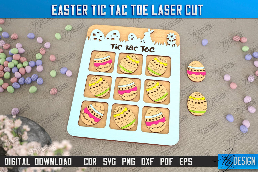 Easter Tic Tac Toe | Classic Game | Noughts and Crosses | Board Game ...