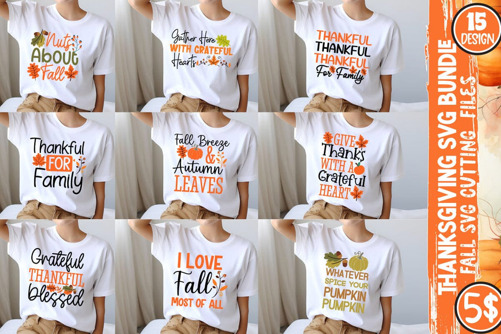 🍁Fall Farmhouse Bundle 🍁| Thanksgiving SVG Bundle , Funny Fall SVG ...