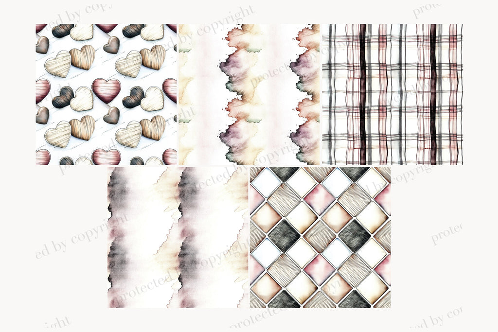 Fathers Day Digital Paper | Dad Seamless Patterns - So Fontsy