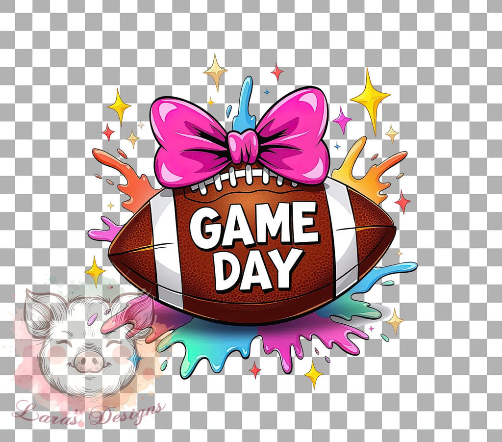 Football Game Day Clipart, Sports Fan PNG, Game Day Sublimation ...