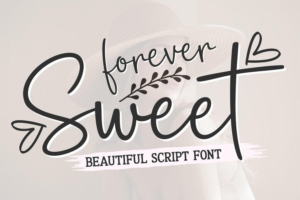 Forever Sweet Script Font | Handwritten Calligraphy Font - So Fontsy