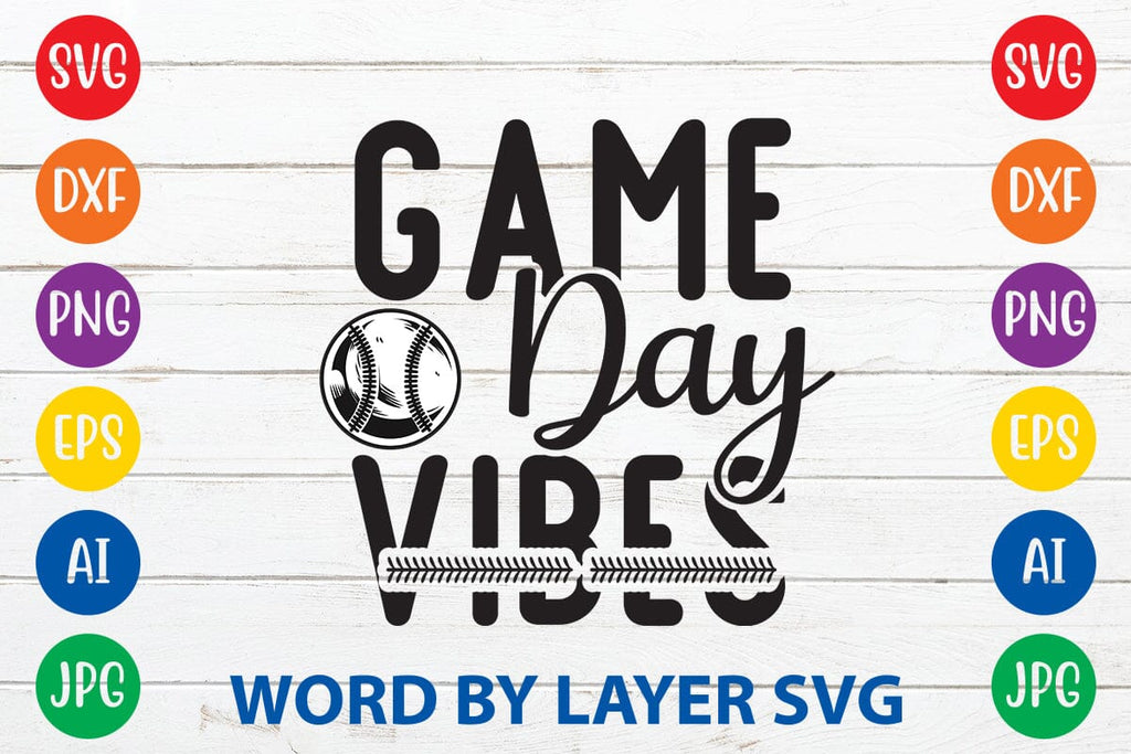 Game Day Vibes SVG DESIGN - So Fontsy