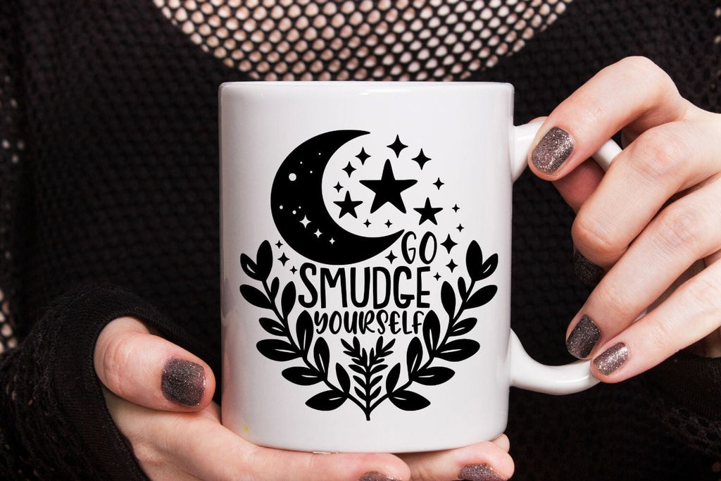 Go Smudge Yourself| Funny Halloween Witch SVG Cutting Files. - So Fontsy