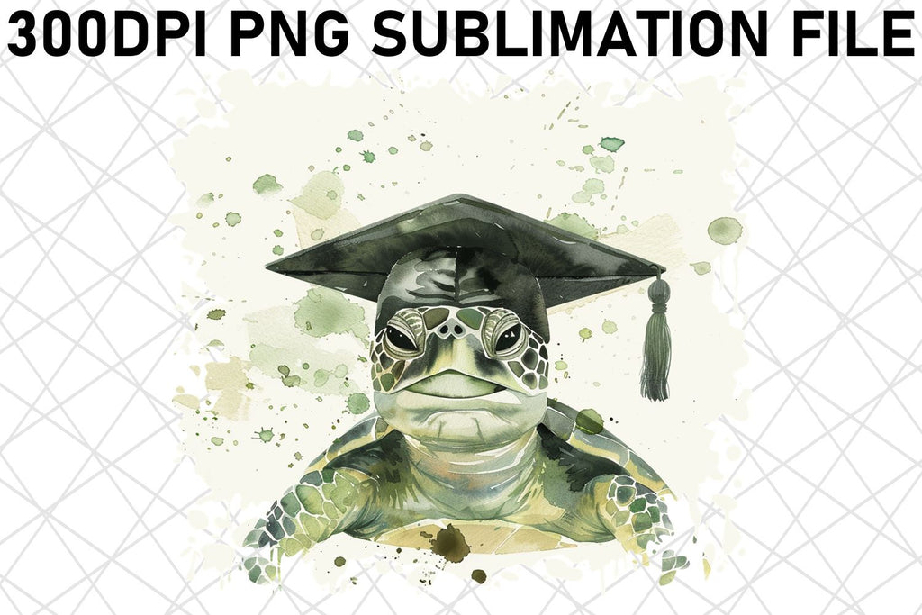 Graduation Cap Zoo Animals Sublimation PNG - So Fontsy