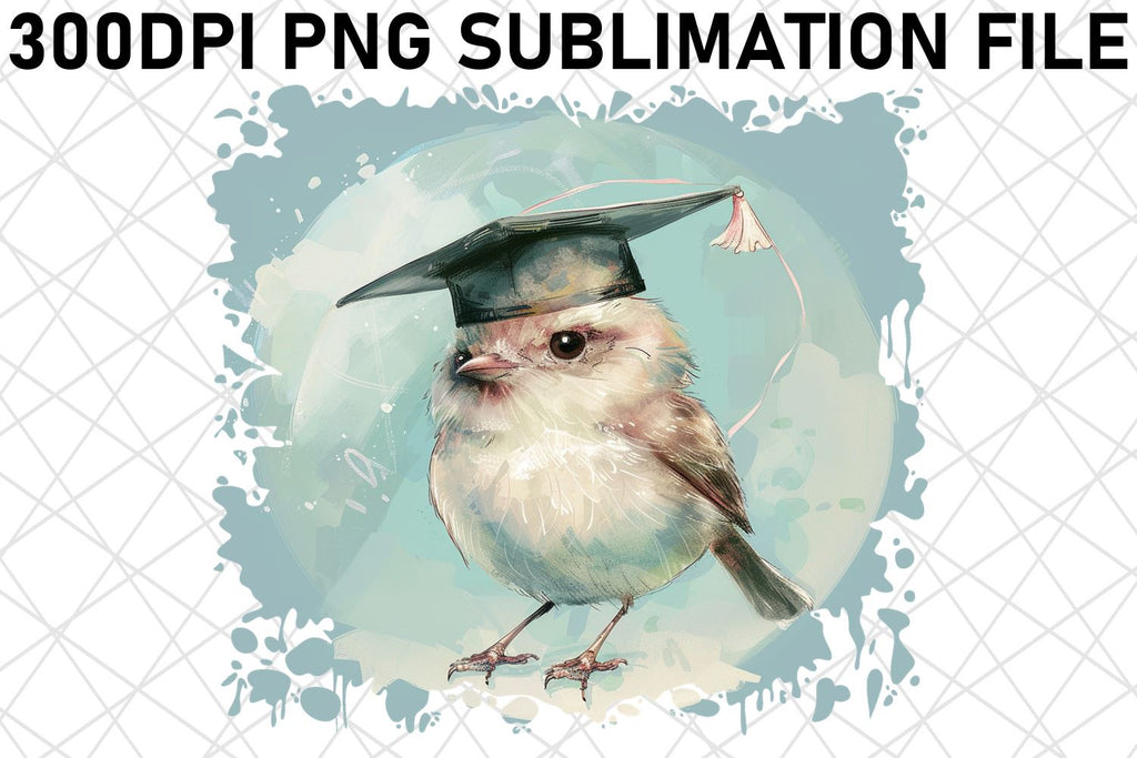 Graduation Wildlife Portrait Sublimation Design - So Fontsy