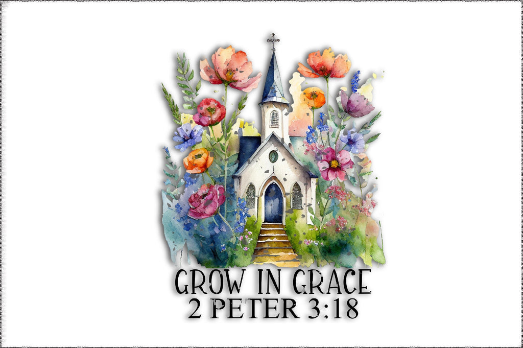 Grow in Grace 2 Peter 3:18 PNG | Christian Png | Faith Png | Jesus Png ...