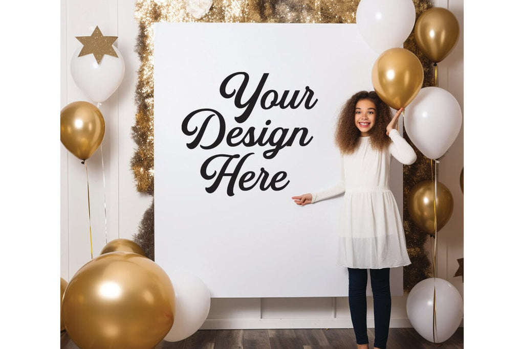Happy New Year Mockups, New Year Mockup, Happy New Year Girl Mockups ...
