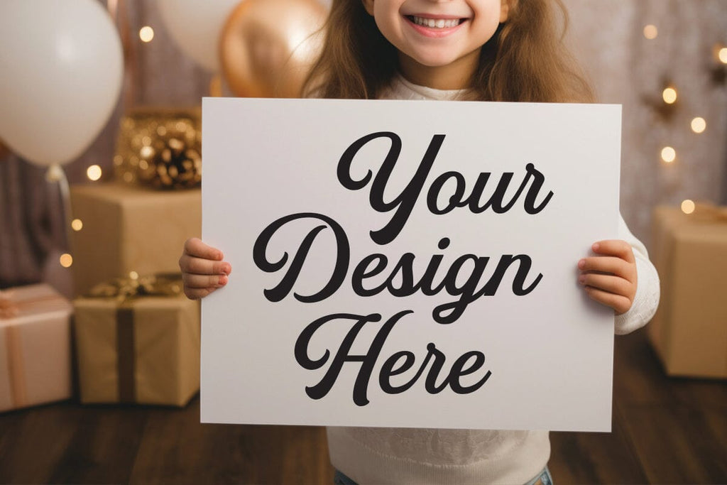 Happy New Year Mockups, New Year Mockup, Happy New Year Girl Mockups ...