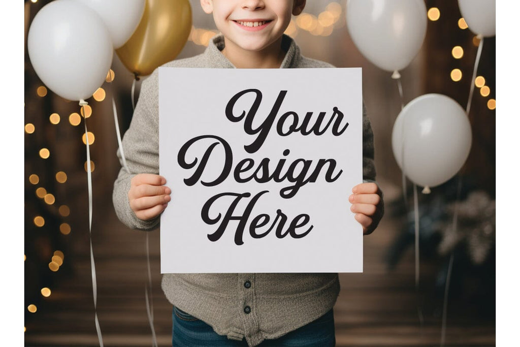 Happy New Year Mockups, New Year Mockup, Happy New Year Girl Mockups ...