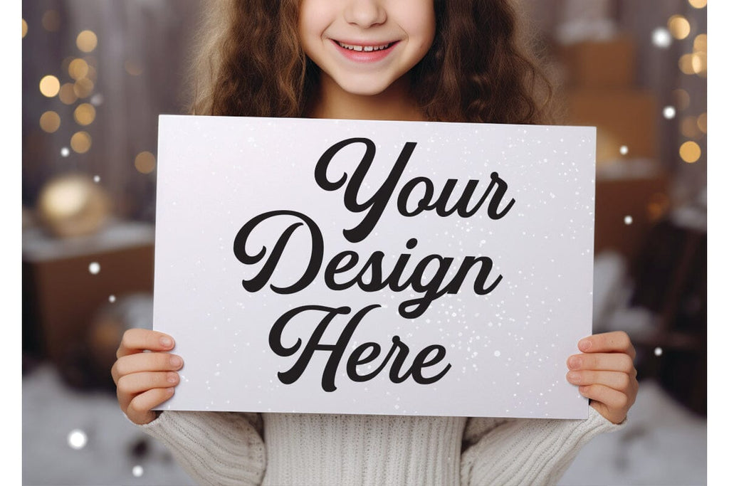 Happy New Year Mockups, New Year Mockup, Happy New Year Girl Mockups ...