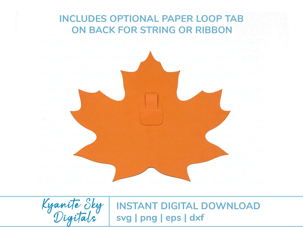 Hello Fall Leaves Bunting SVG autumn paper garland banner - So Fontsy