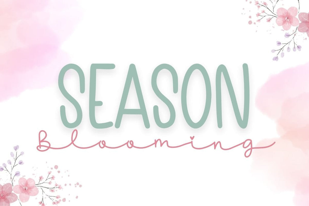 Hello Spring - Cute Font Duo - So Fontsy