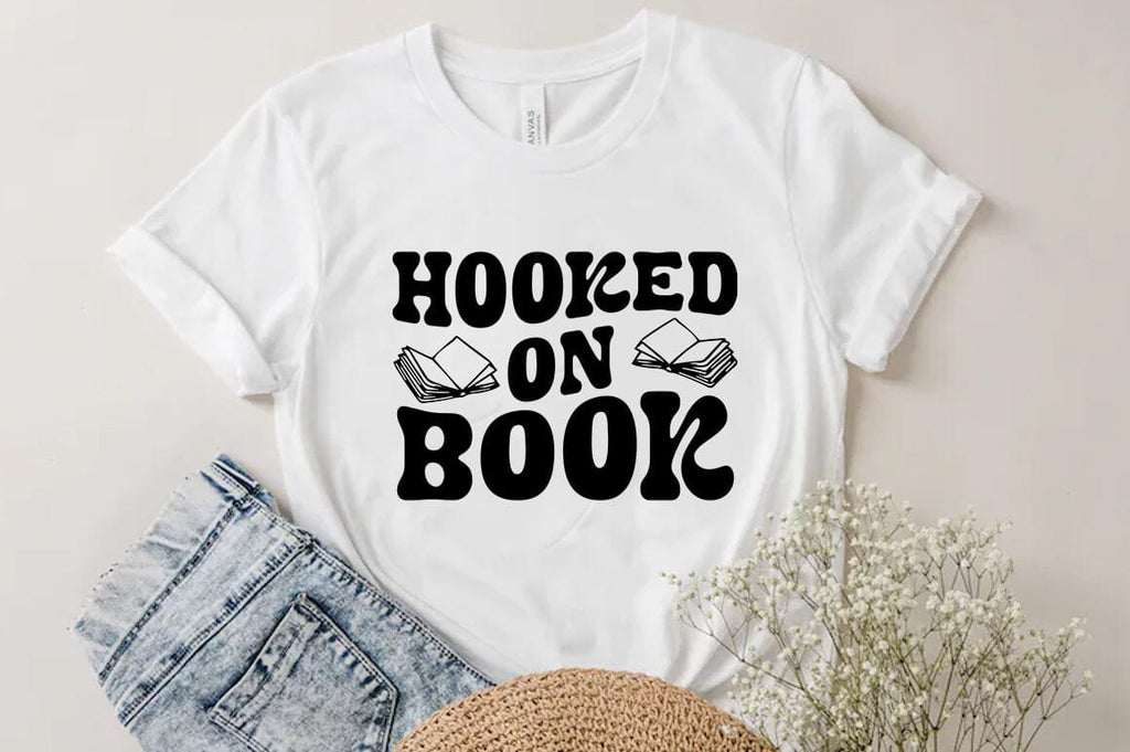 Hooked on book, Reading SVG - So Fontsy