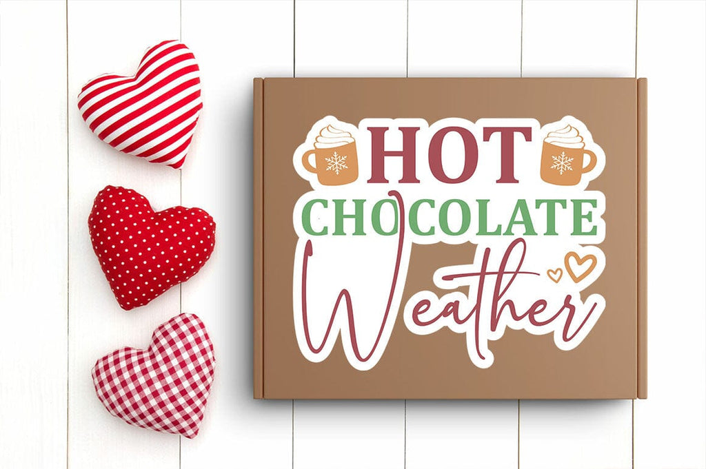 Hot chocolate weather Png Sticker Design - So Fontsy