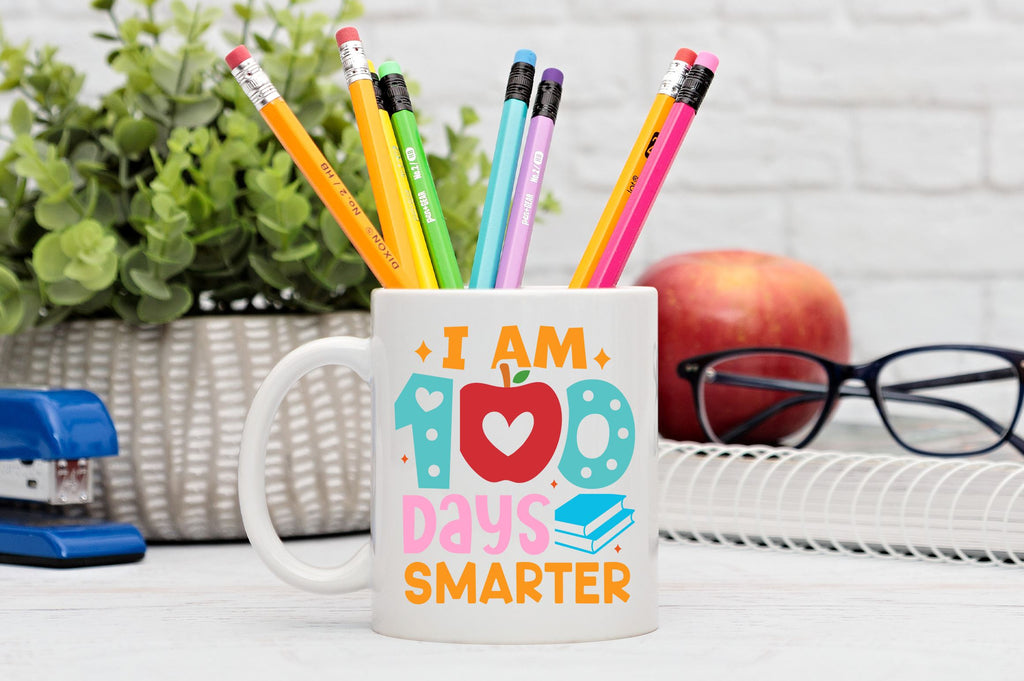 I am 100 days smarter SVG Design - So Fontsy