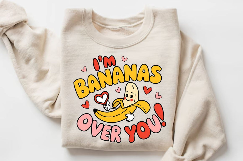 I'm bananas over you Sublimation Design - So Fontsy