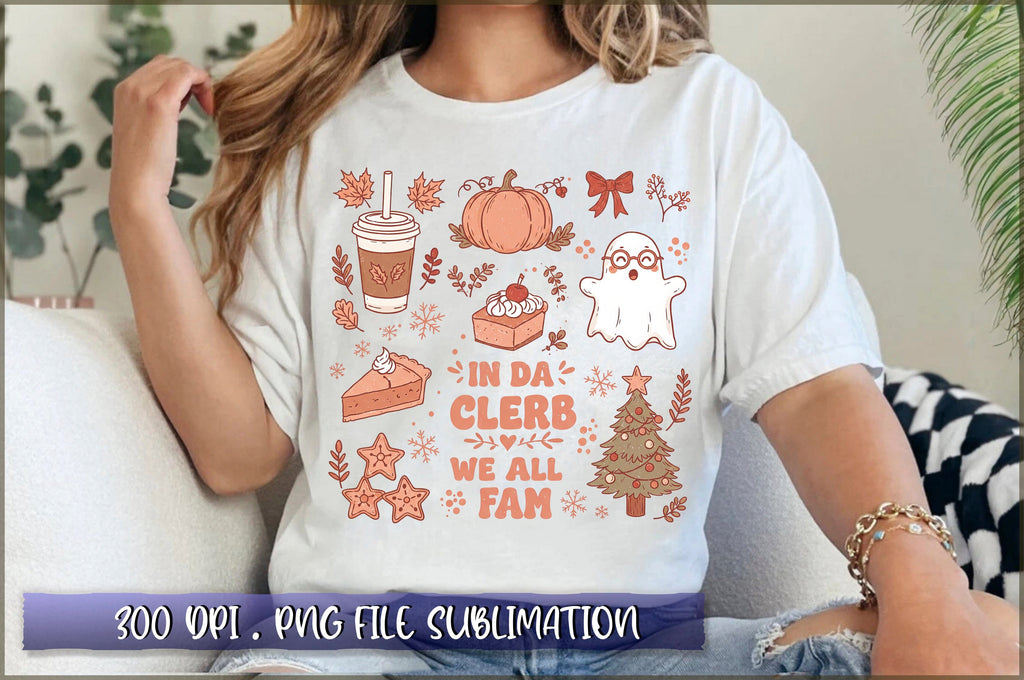 In Da Clerb We All Fam Sublimation - So Fontsy