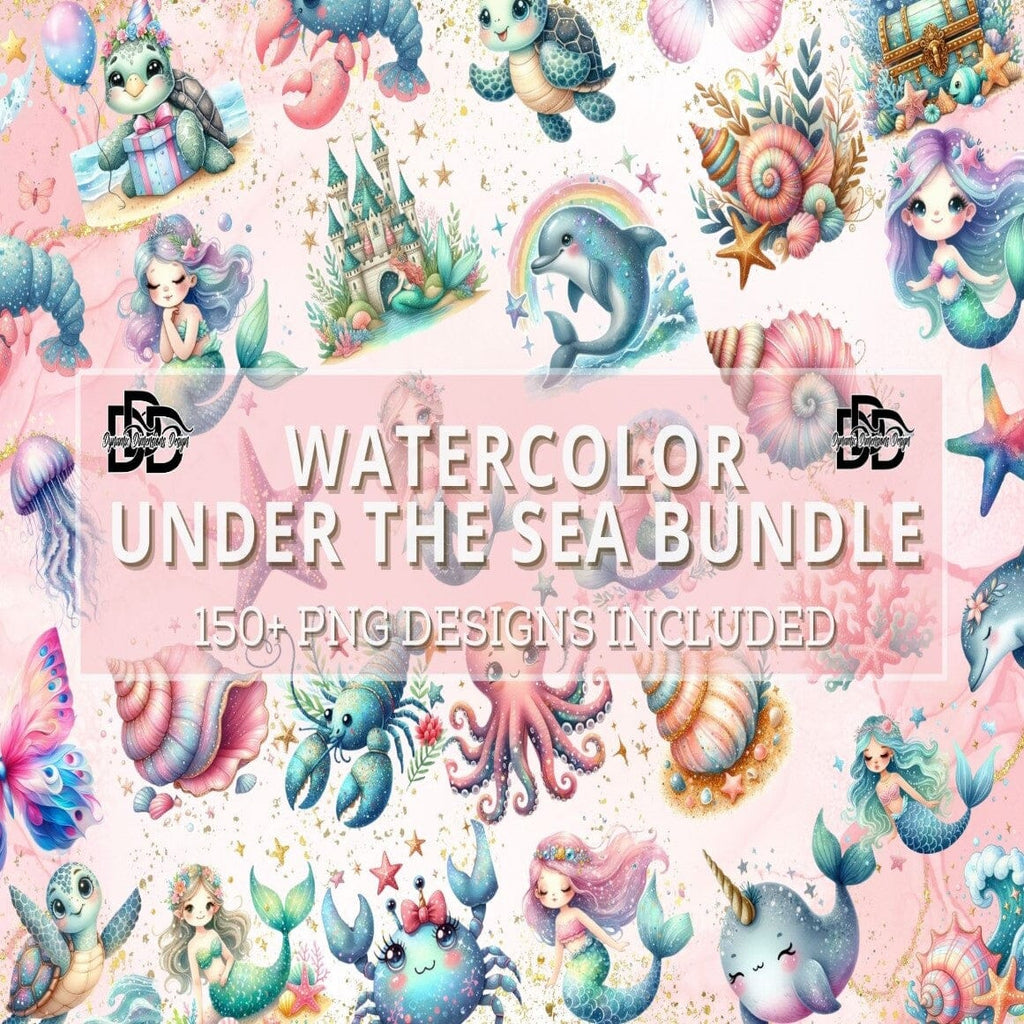 Mermaid Clipart Bundle - So Fontsy
