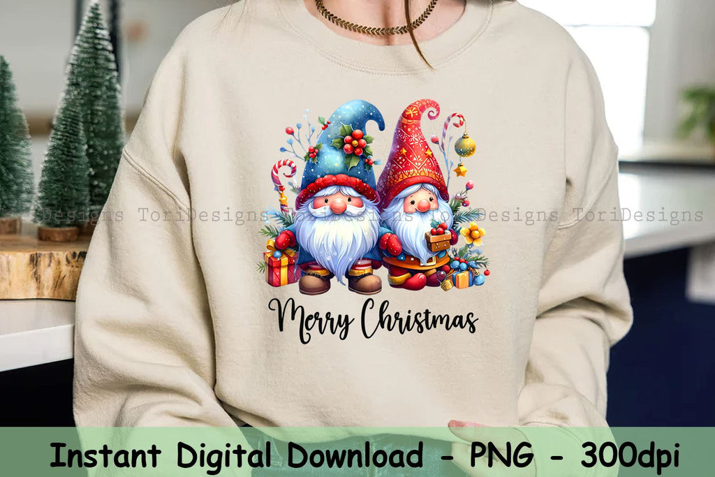 Merry Christmas Gnome Png Sublimation Design, Gnomes Png,Western Gnomes ...