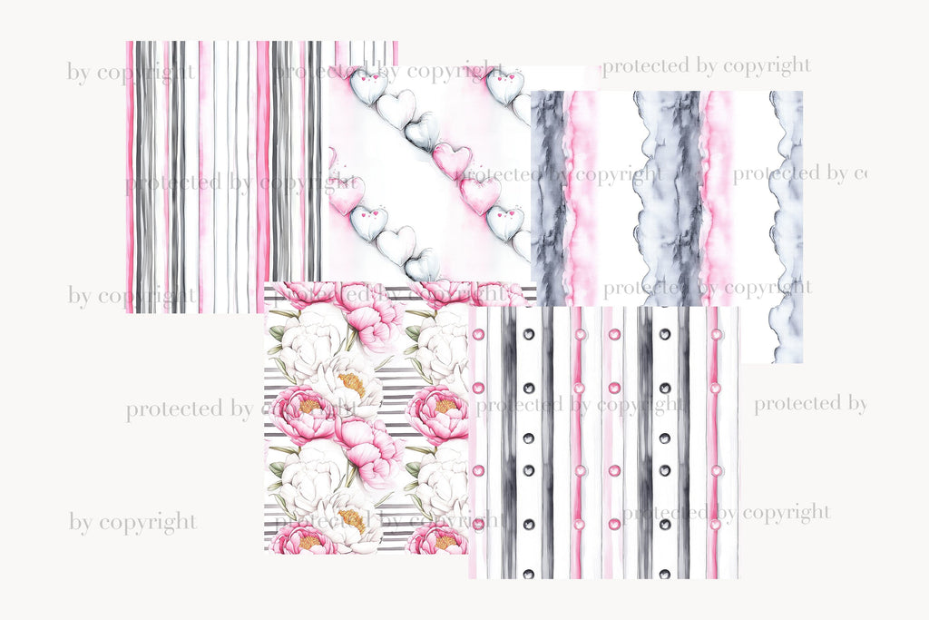 Mothers Day Digital Paper | Mothers Day Pattern - So Fontsy