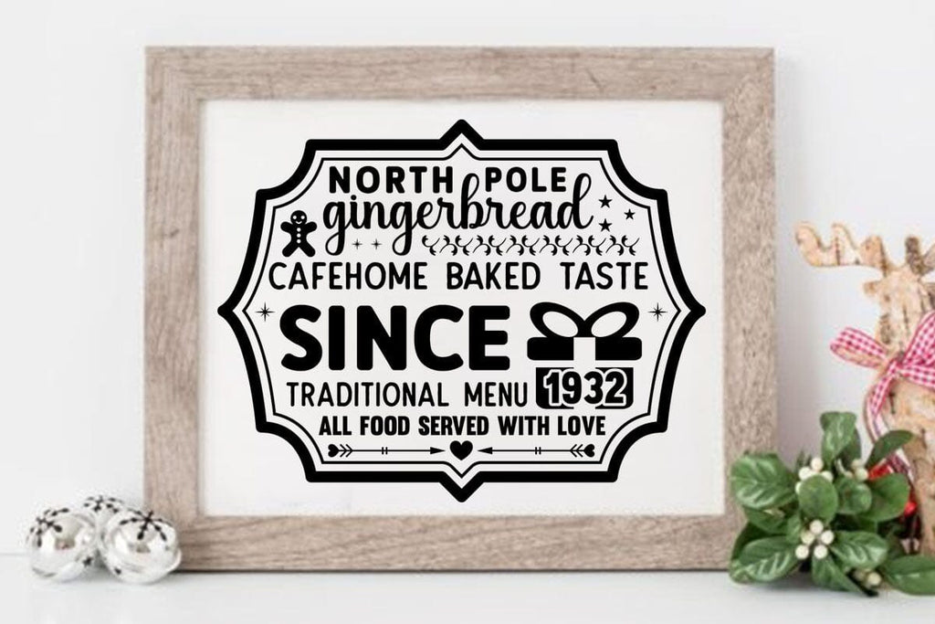 North pole gingerbread cafe home baked taste since 1932 traditional ...