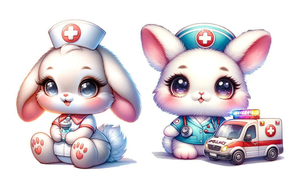 Nurse Bunny Sublimation ,Illustrator Clipart,Quotes and Sayings,Food ...