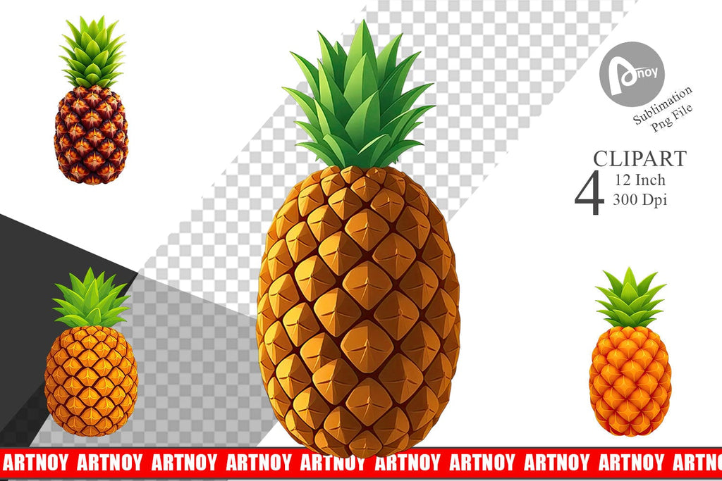 Pineapple Clipart - So Fontsy