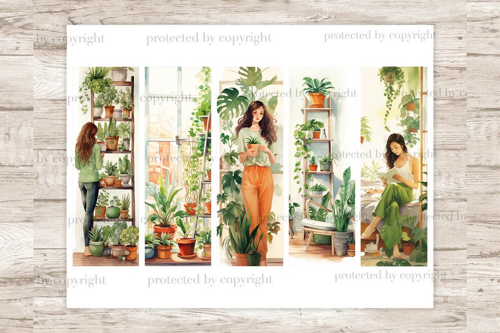 Plant Lover Bookmark | Botanical Printable - So Fontsy