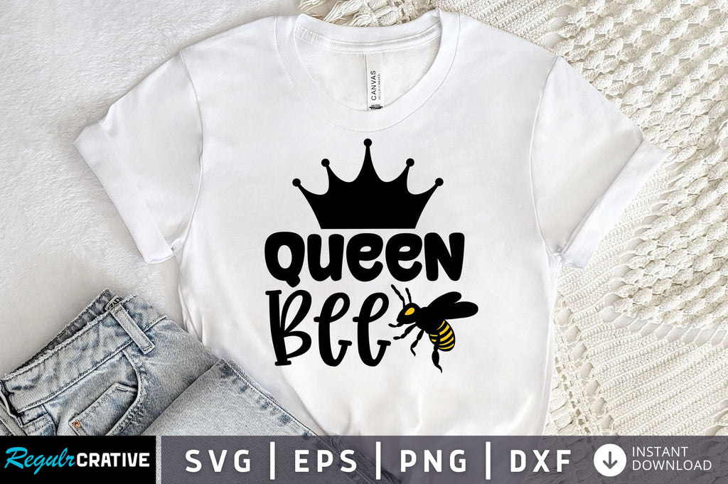 Queen bee Svg design - So Fontsy