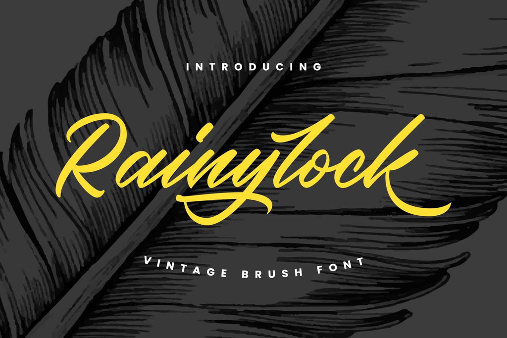 Rainylock – Handwritten Script - So Fontsy