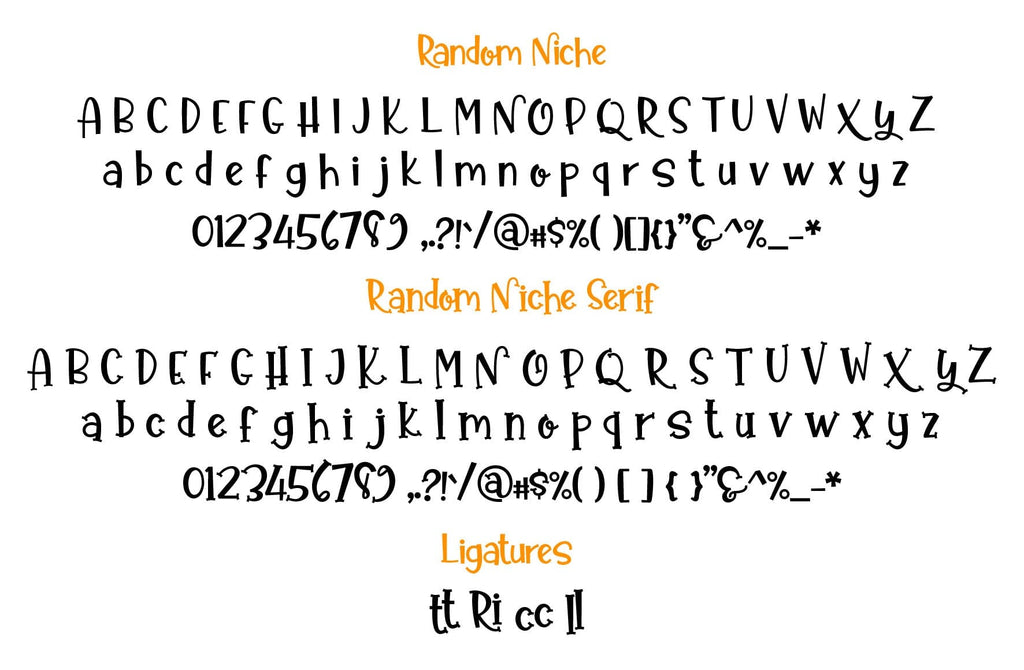 Random Niche - So Fontsy